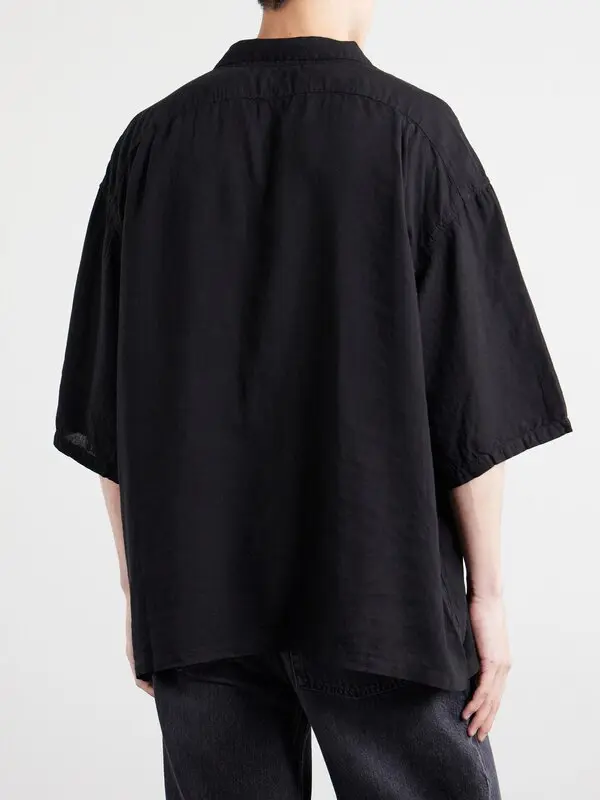 Kapital Big Lyocell And Linen-blend Shirt