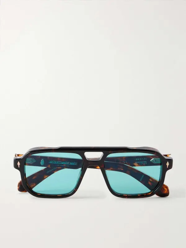 JACQUES MARIE MAGE Evans Aviator-style Acetate Sunglasses