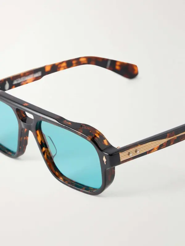 JACQUES MARIE MAGE Evans Aviator-style Acetate Sunglasses