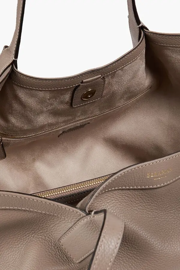 SERAPIAN Secret Pebbledleather Tote
