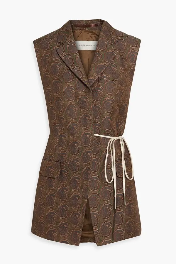 Dries Van Noten Jacquard Vest