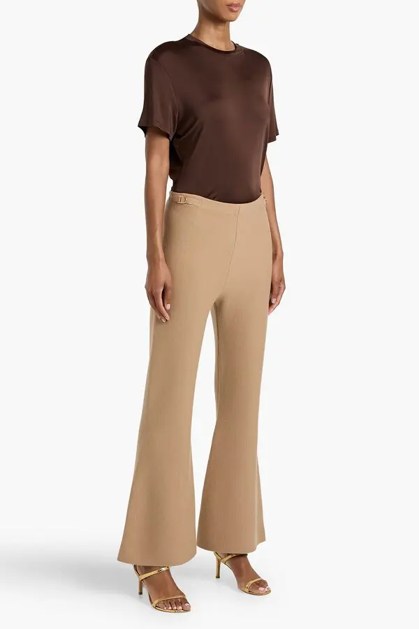 Gabriela Hearst Embellished Wool Flared Pants