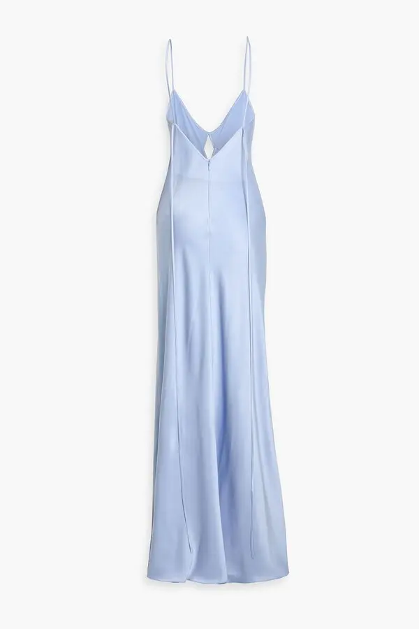 Victoria Beckham Cutout Satincrepe Maxi Dress