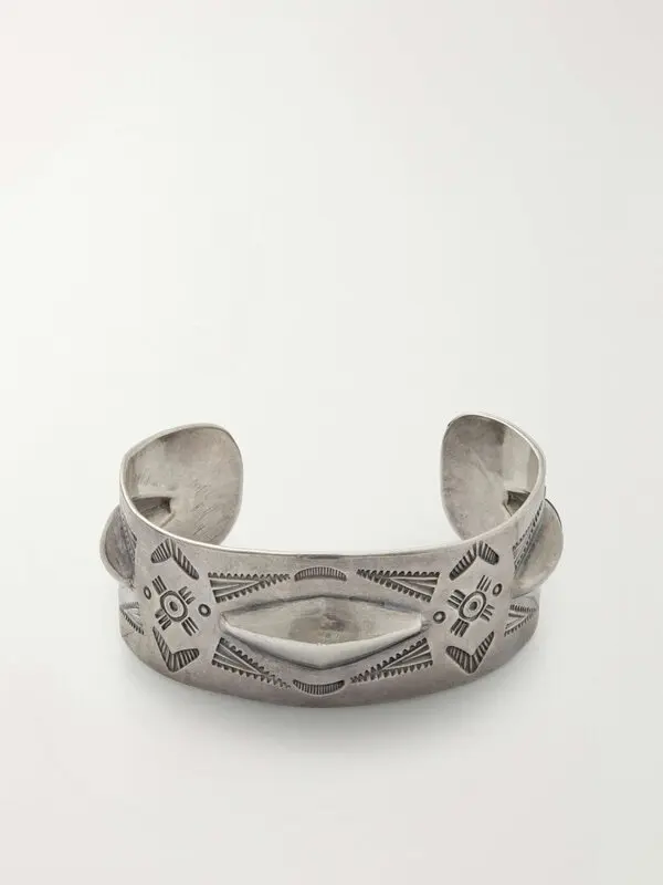 FOUNDWELL Vintage 1970s Sterling Cuff - Silver