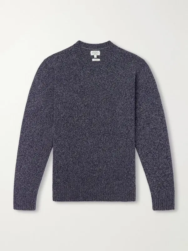 Hartford Wool Crew Neck Sweater - Blue
