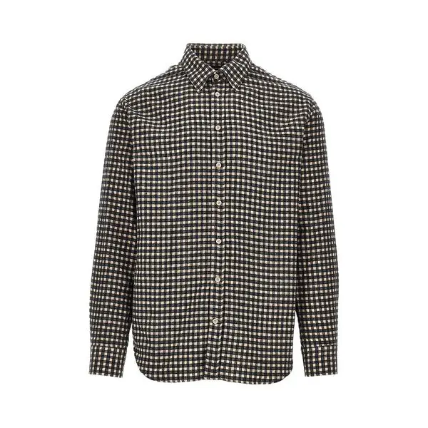 Emporio Armani Flannel Shirt With Check Otif An