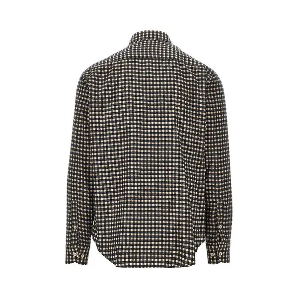 Emporio Armani Flannel Shirt With Check Otif An
