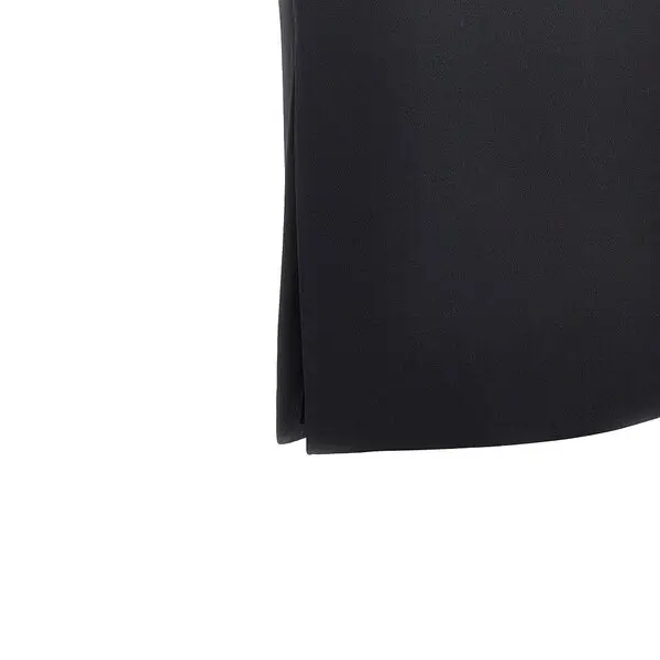 Fendi Grain De Poudre Wool And Silk Midi Skirt