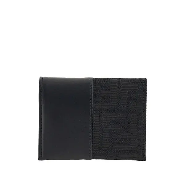 Fendi Ff Jacquard Bi-fold Card Holder