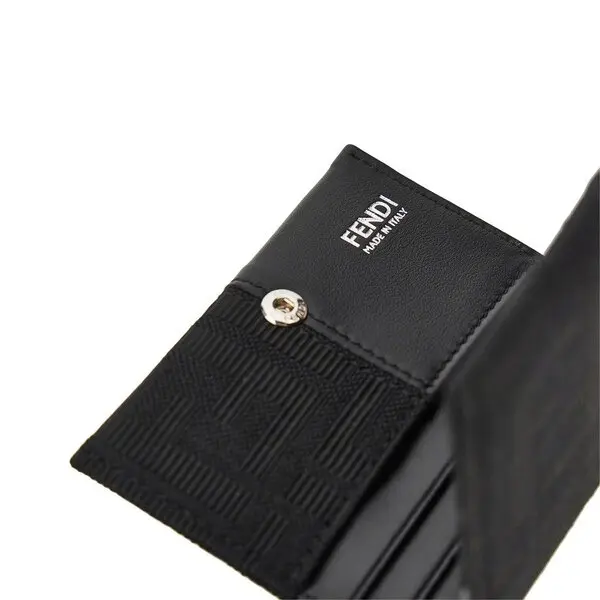 Fendi Ff Jacquard Bi-fold Card Holder