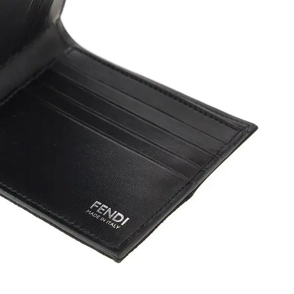 Fendi Ff Jacquard Bi-fold Wallet