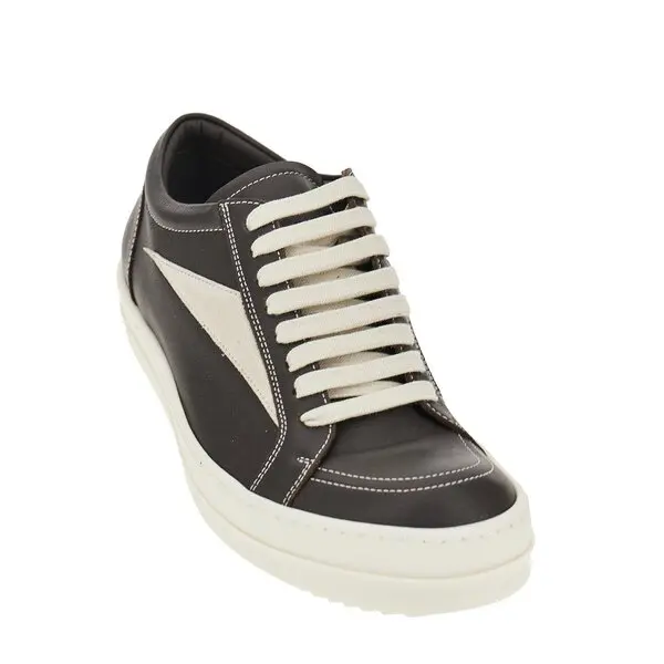 Rick Owens Leather Vintage Sneakers