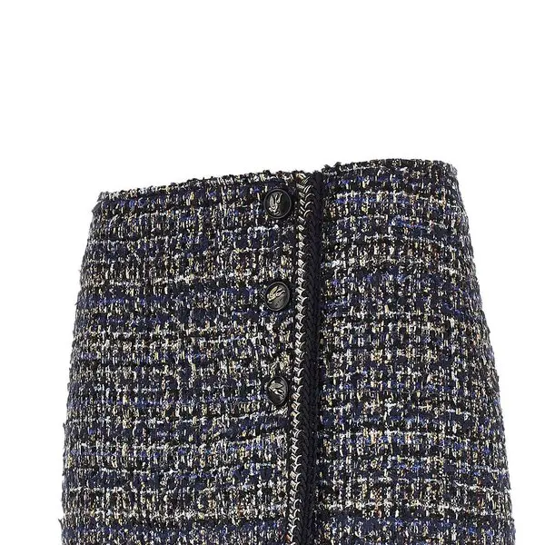Etro Wool-blend Tweed Mini Skirt