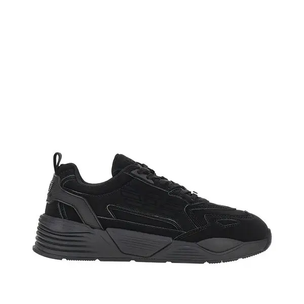 EA7 Coated Nylon Sneakers With Embossed Eagle Logo