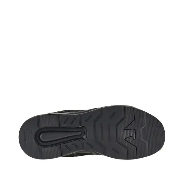EA7 Coated Nylon Sneakers With Embossed Eagle Logo