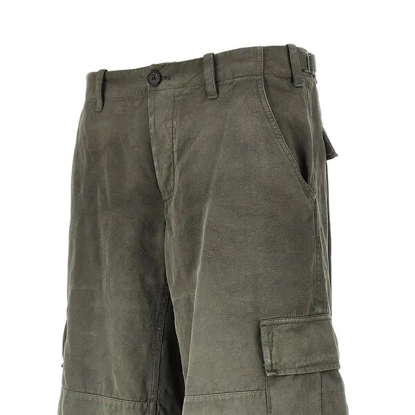 Fendi Cotton Jacquard Motif Bermuda Shorts