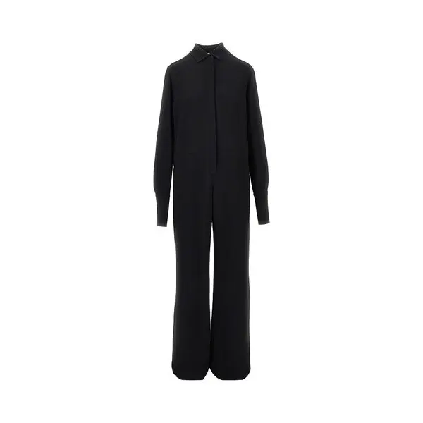 Fendi Silk Cady Jumpsuit - Black