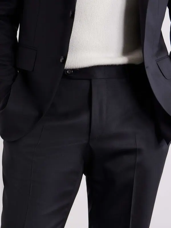 Canali Slim-leg Stretch Wool-twill Suit Trousers