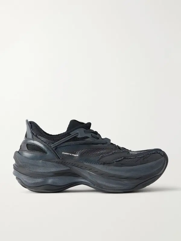 Balenciaga Jet Rubber Sneakers - Black