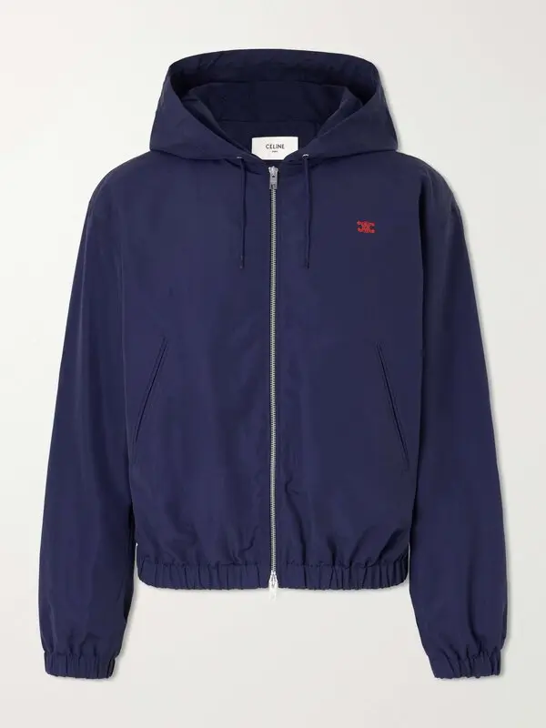 Celine Triomphe-embroidered Shell Jacket