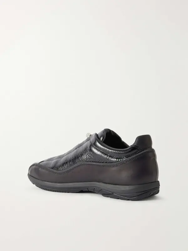 Diemme Licata Textured-leather Sneakers