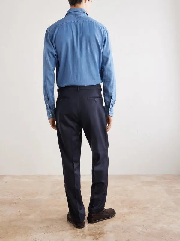 Barena Venezia Tailored Wool-flannel Suit Trousers