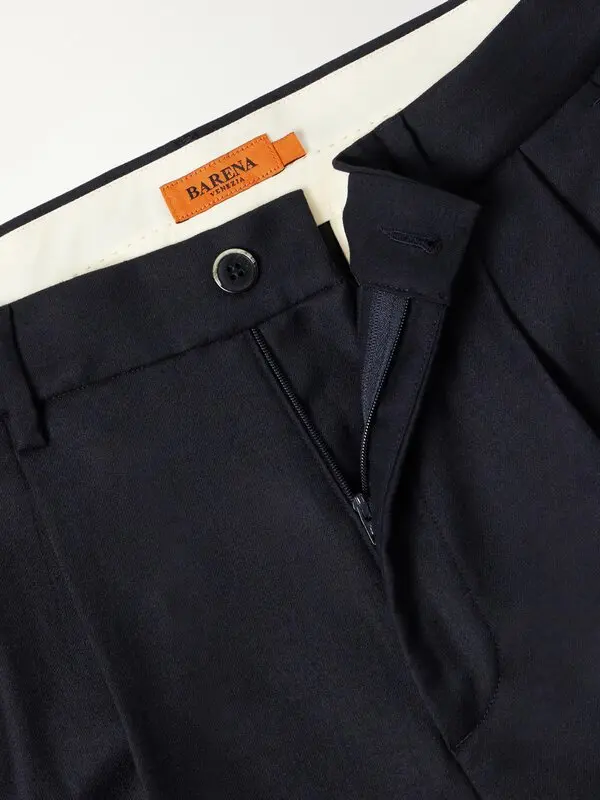 Barena Venezia Tailored Wool-flannel Suit Trousers