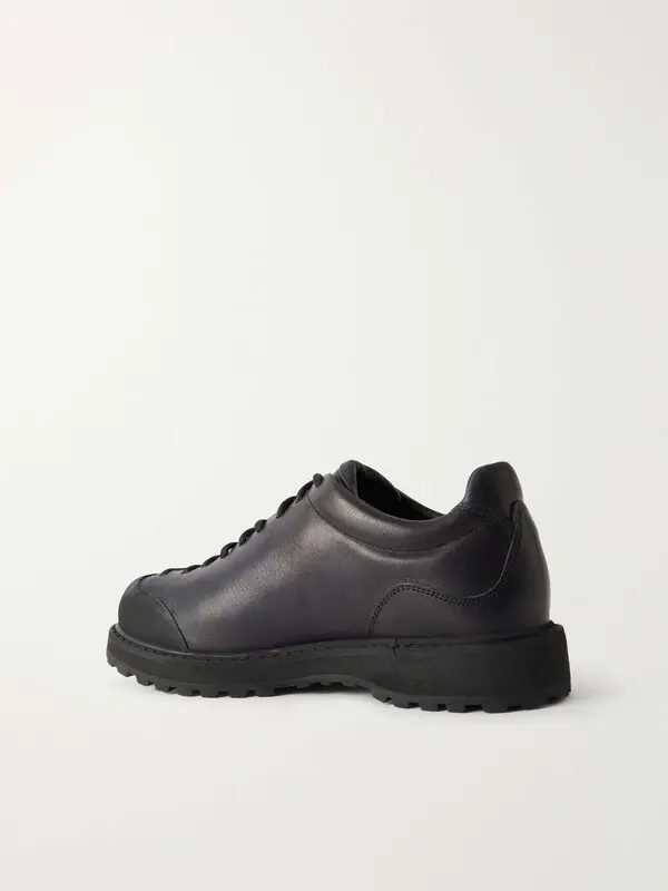 Diemme Ampezzo Rubber-trimmed Leather Hiking Boots