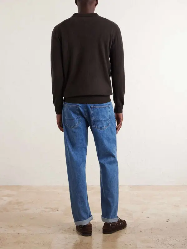 Altea Virgin Wool Polo Sweater
