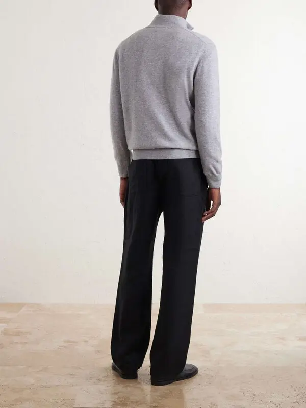 Altea Virgin Wool Half-zip Sweater