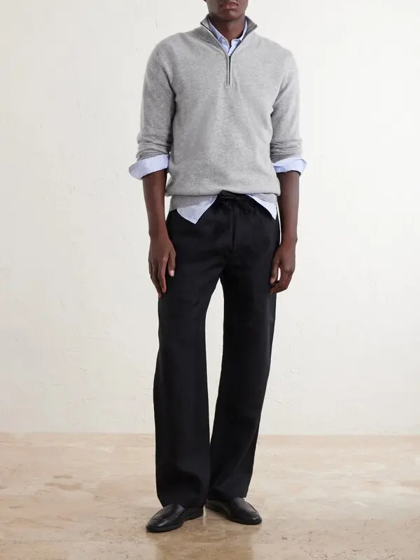 Altea Virgin Wool Half-zip Sweater