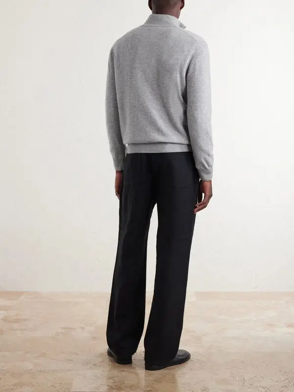 Altea Virgin Wool Half-zip Sweater