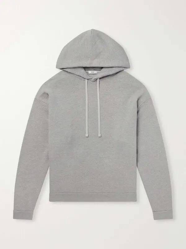 AGOLDE Salford Cotton-blend Jersey Hoodie - Gray