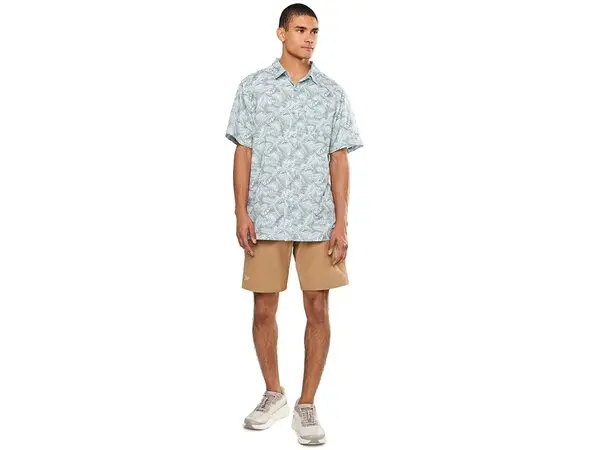 Columbia Pfg Super Slack Tide Camp Shirt Clothing Dockside Roosters - Blue