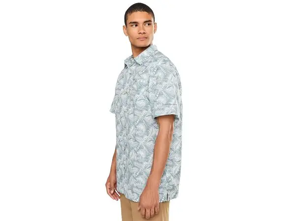 Columbia Pfg Super Slack Tide Camp Shirt Clothing Dockside Roosters - Blue