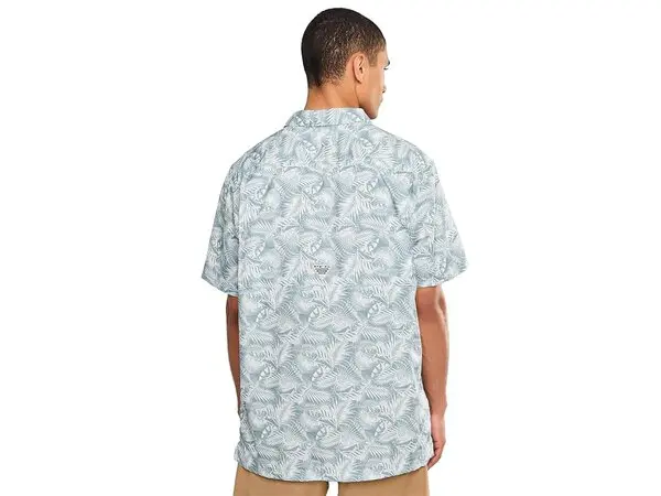 Columbia Pfg Super Slack Tide Camp Shirt Clothing Dockside Roosters - Blue