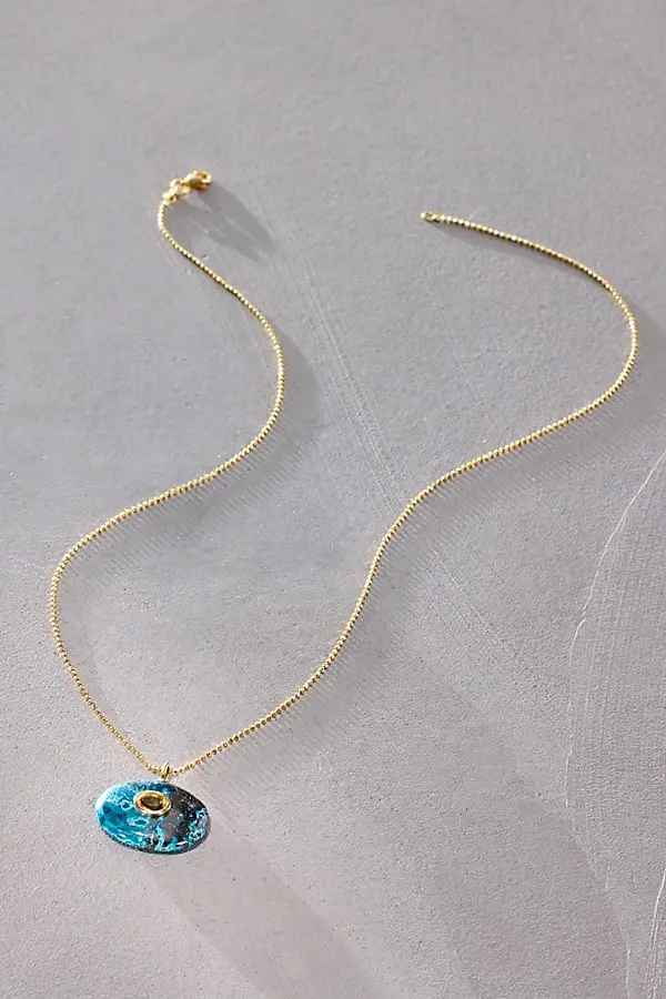 ROBINDIRA UNSWORTH Valeria Chrysocolla Necklace - Blue