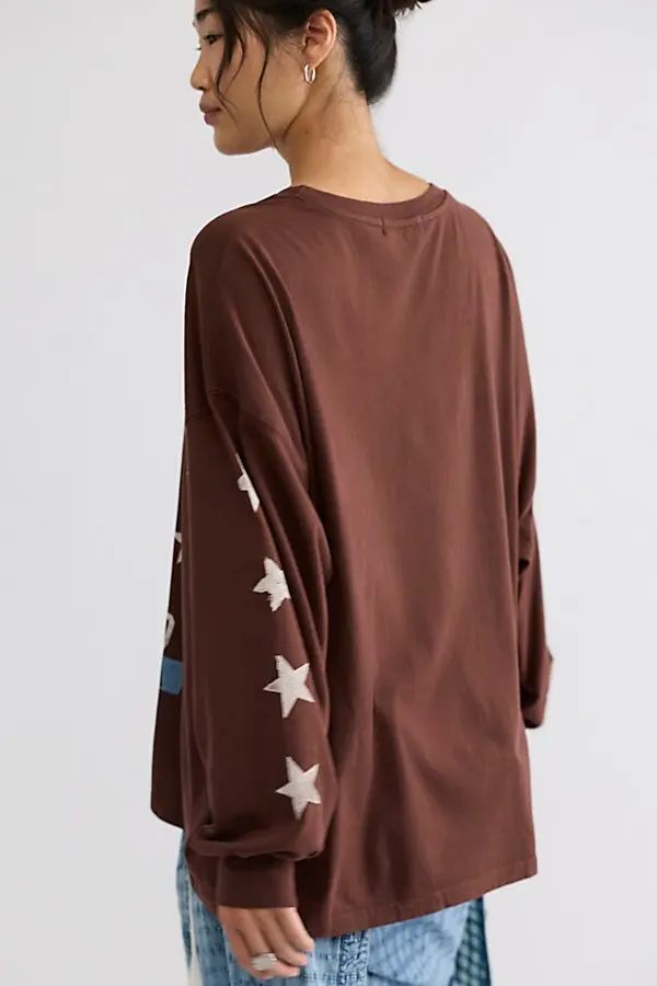 Daydreamer The Doors Gig Poster Long Sleeve Tee - Brown
