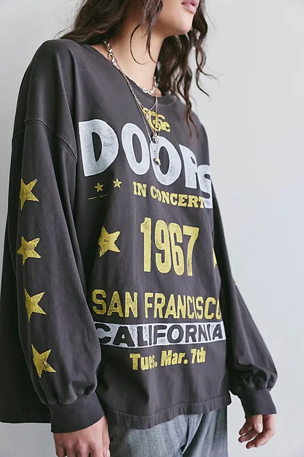Daydreamer The Doors Gig Poster Long Sleeve Tee