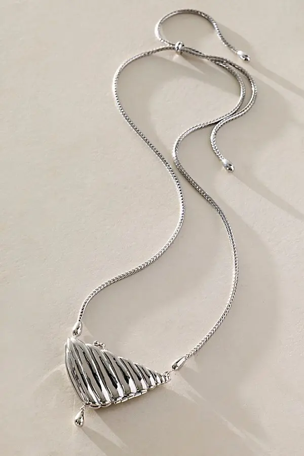 Free People Calista Pendant Necklace - Silver