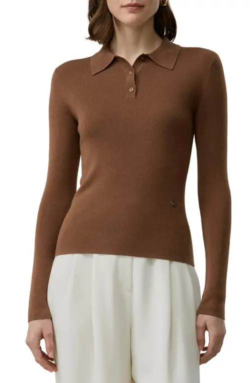 Lilysilk Silk-cashmere Polo - Henna