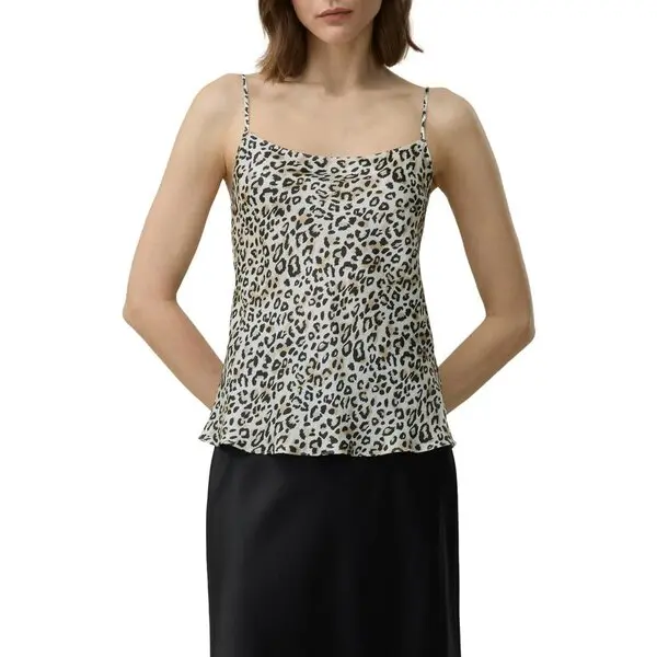 Lilysilk Leopard Print Silk Camisole