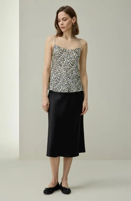 Lilysilk Leopard Print Silk Camisole