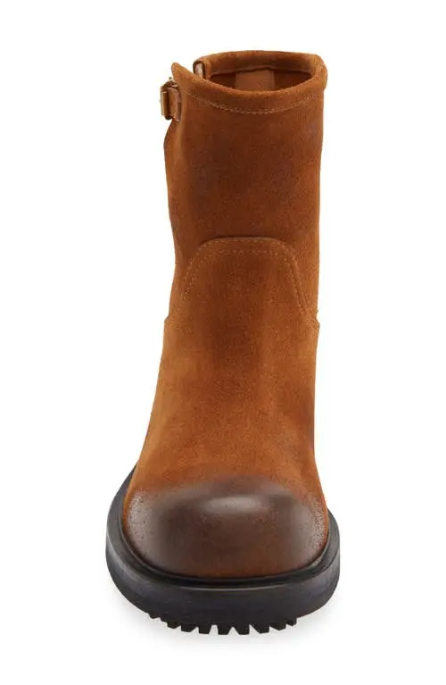 Versace Burnished Suede Boot