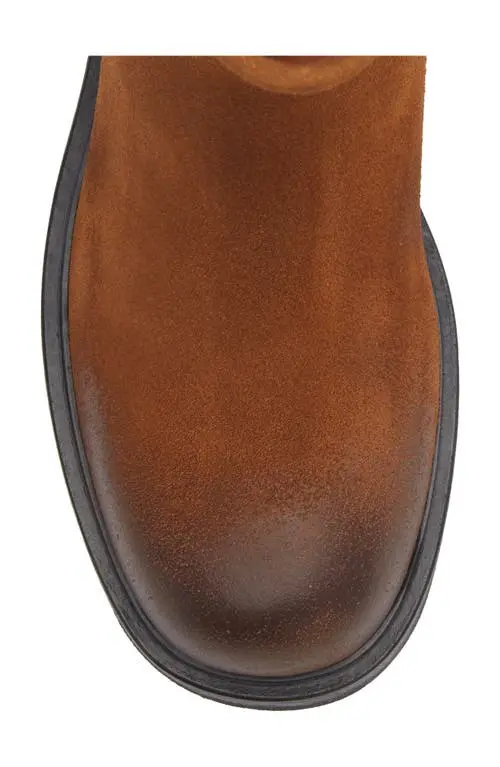 Versace Burnished Suede Boot