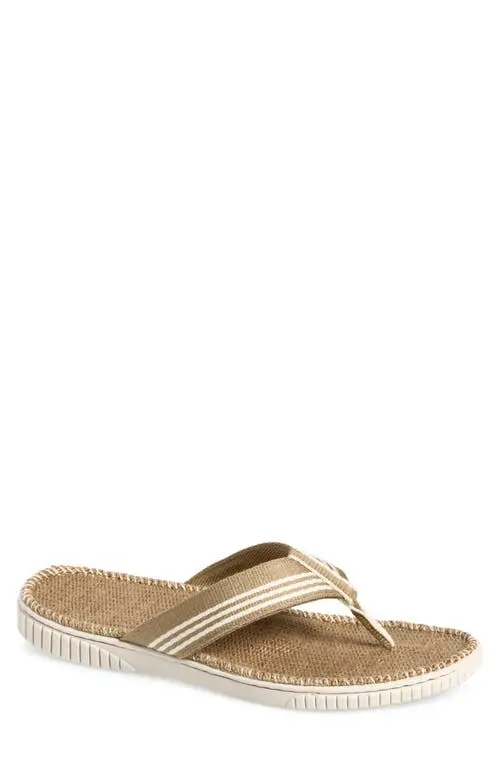 SOLSTITCH Delano Flip Flop - Khaki