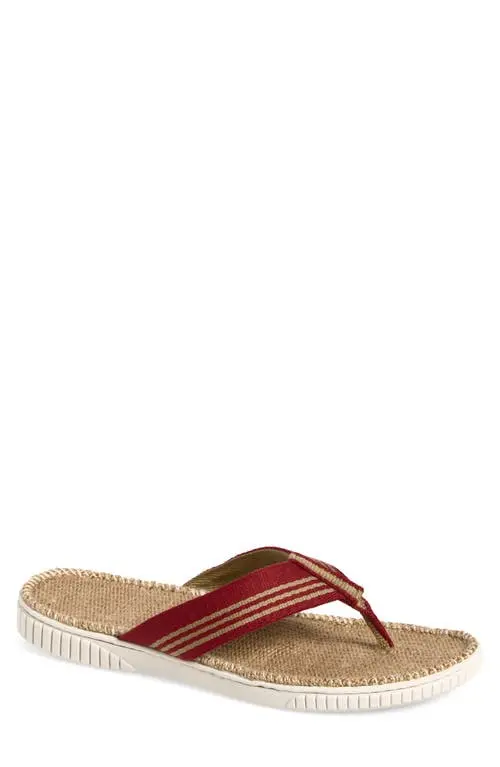 SOLSTITCH Delano Flip Flop - Red