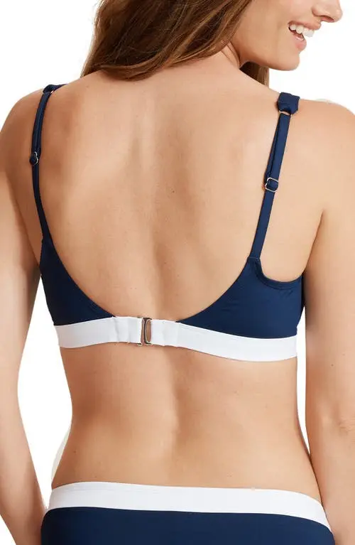 Tommy Bahama Sanibelle Colorblock Square Neck Bikini Top