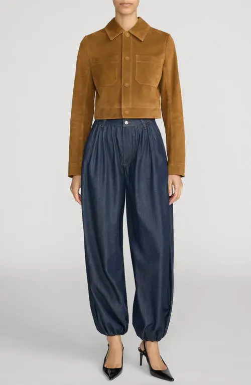 FRAME High Waist Balloon Leg Jeans - Rinse