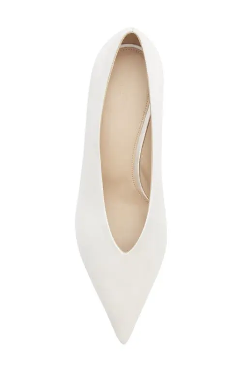 Le Monde Beryl Babouche Kitten Heel Pointed Toe Pump